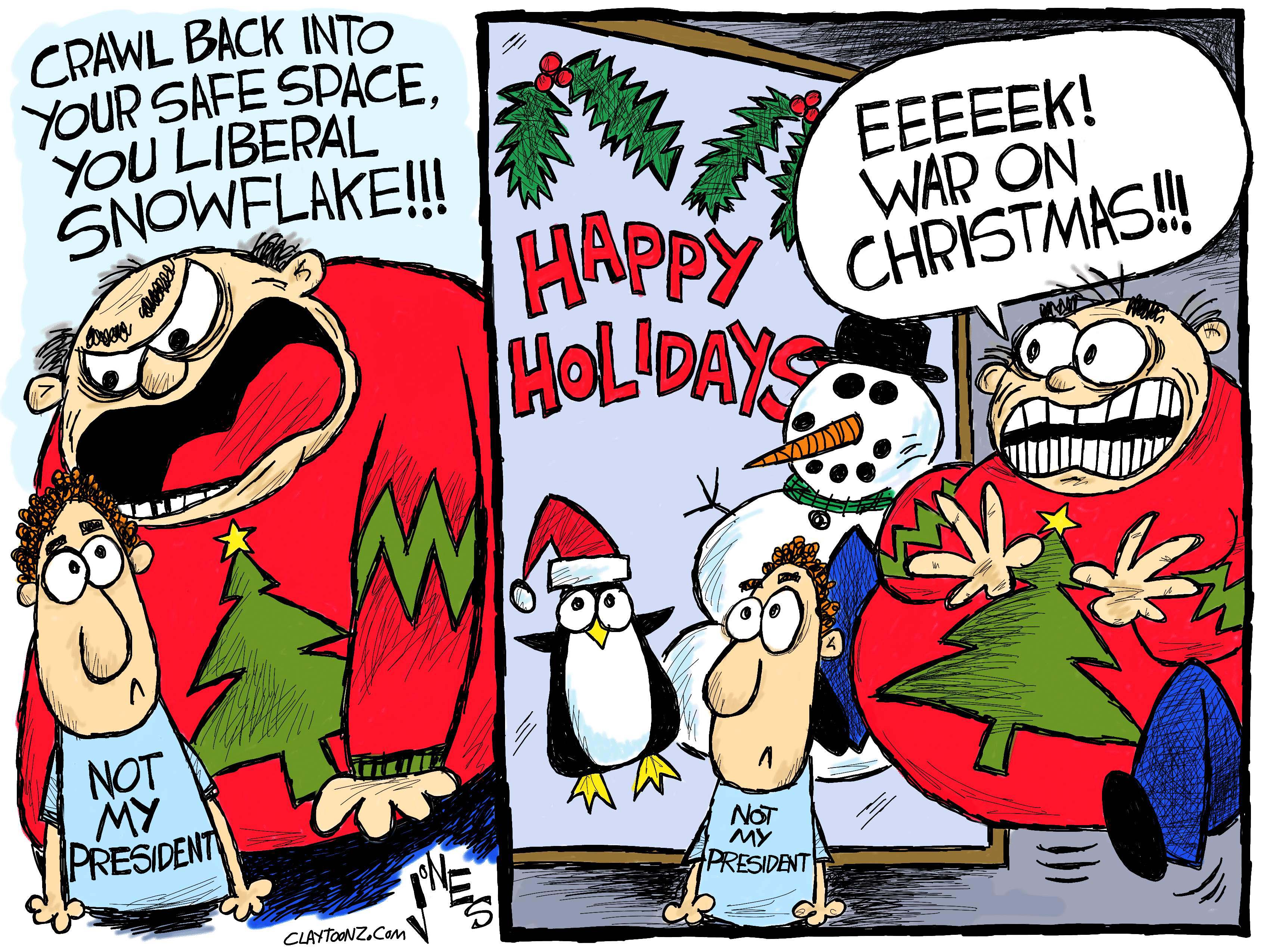 Snow Flake Safe Space – CLAYTOONZ