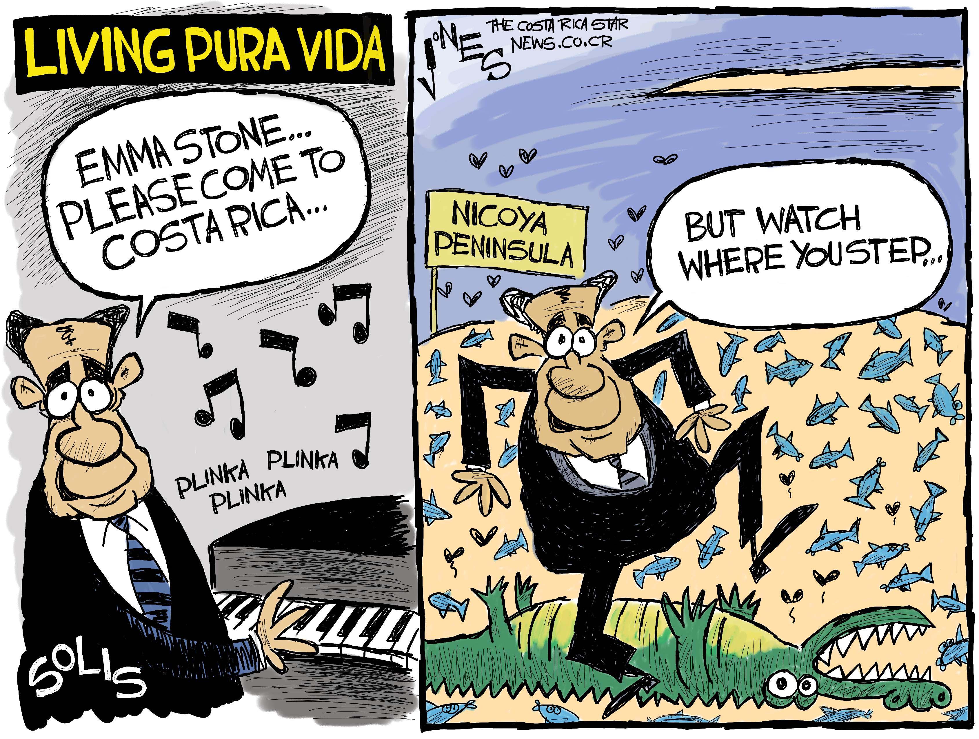 Fishy President In Costa Rica – CLAYTOONZ