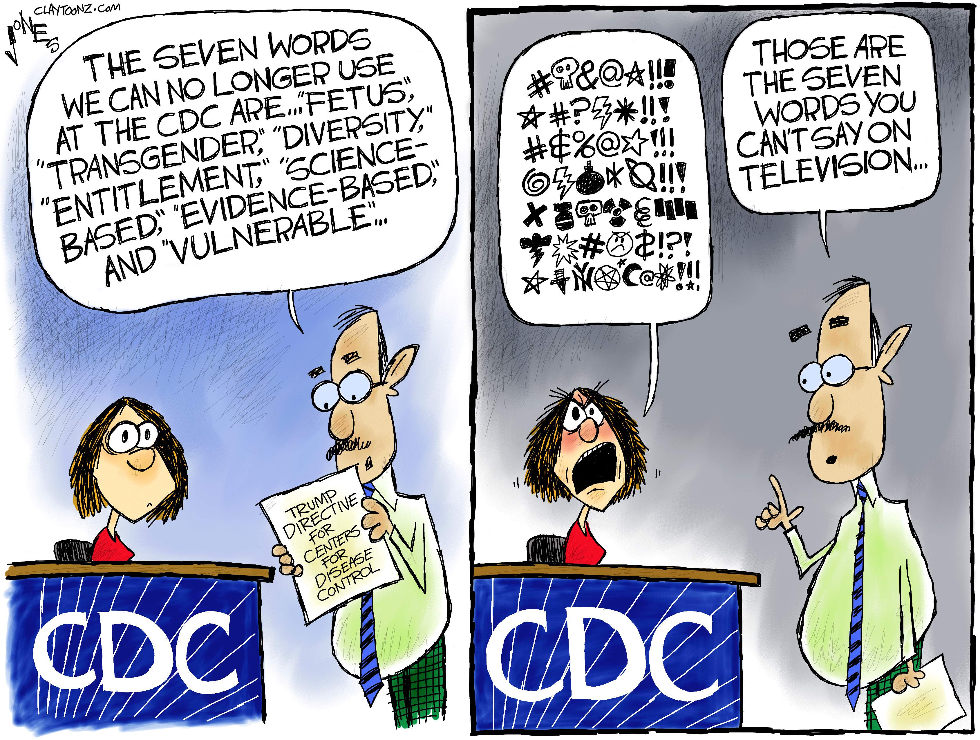 Seven Banned Words – CLAYTOONZ
