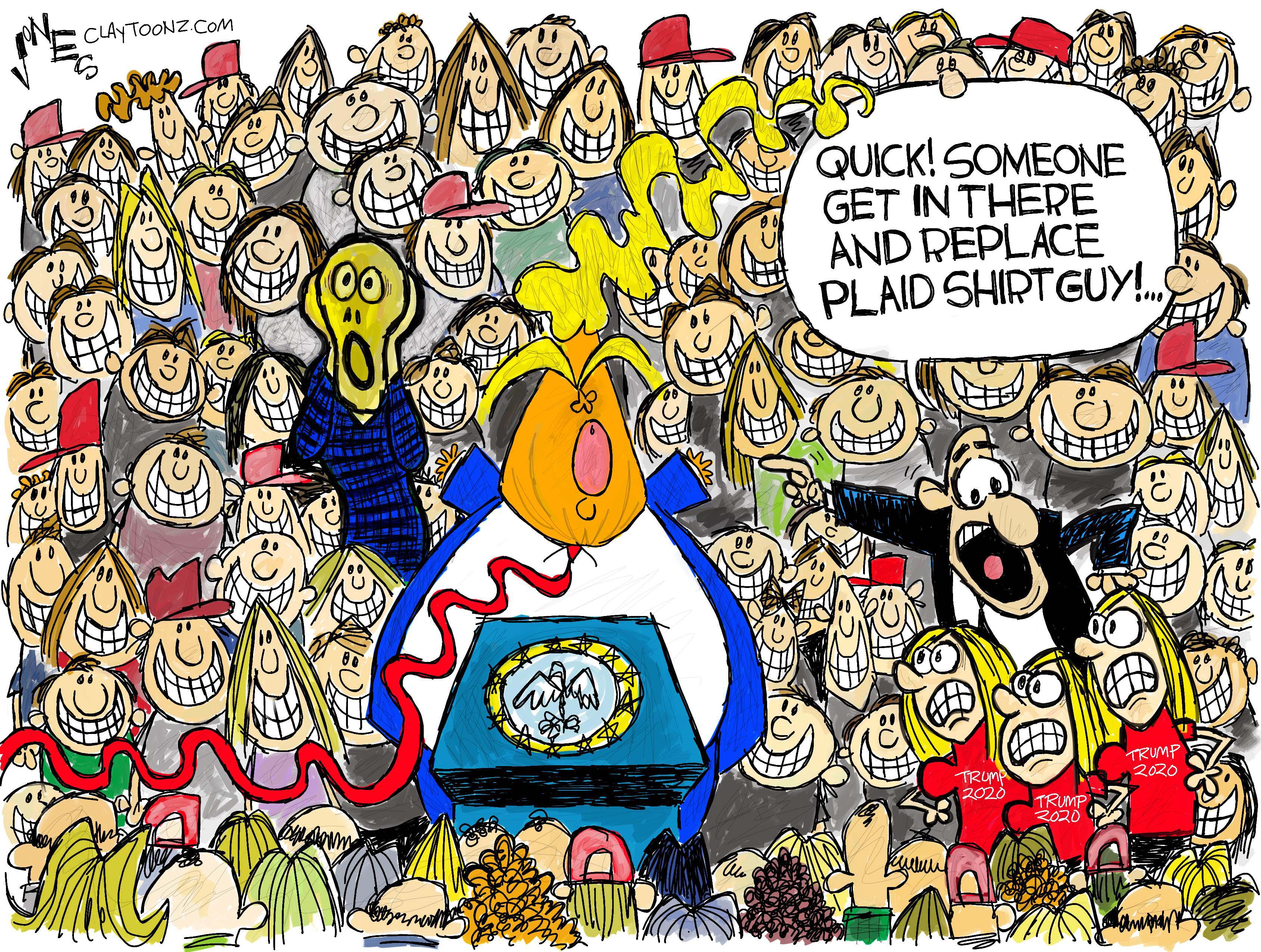 Plaid Shirt Guy – CLAYTOONZ