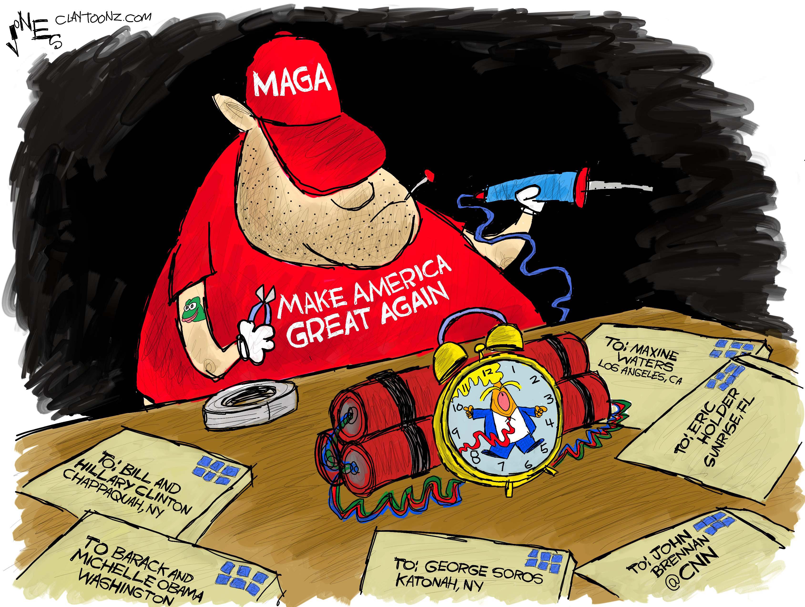 MAGA Bomber – CLAYTOONZ