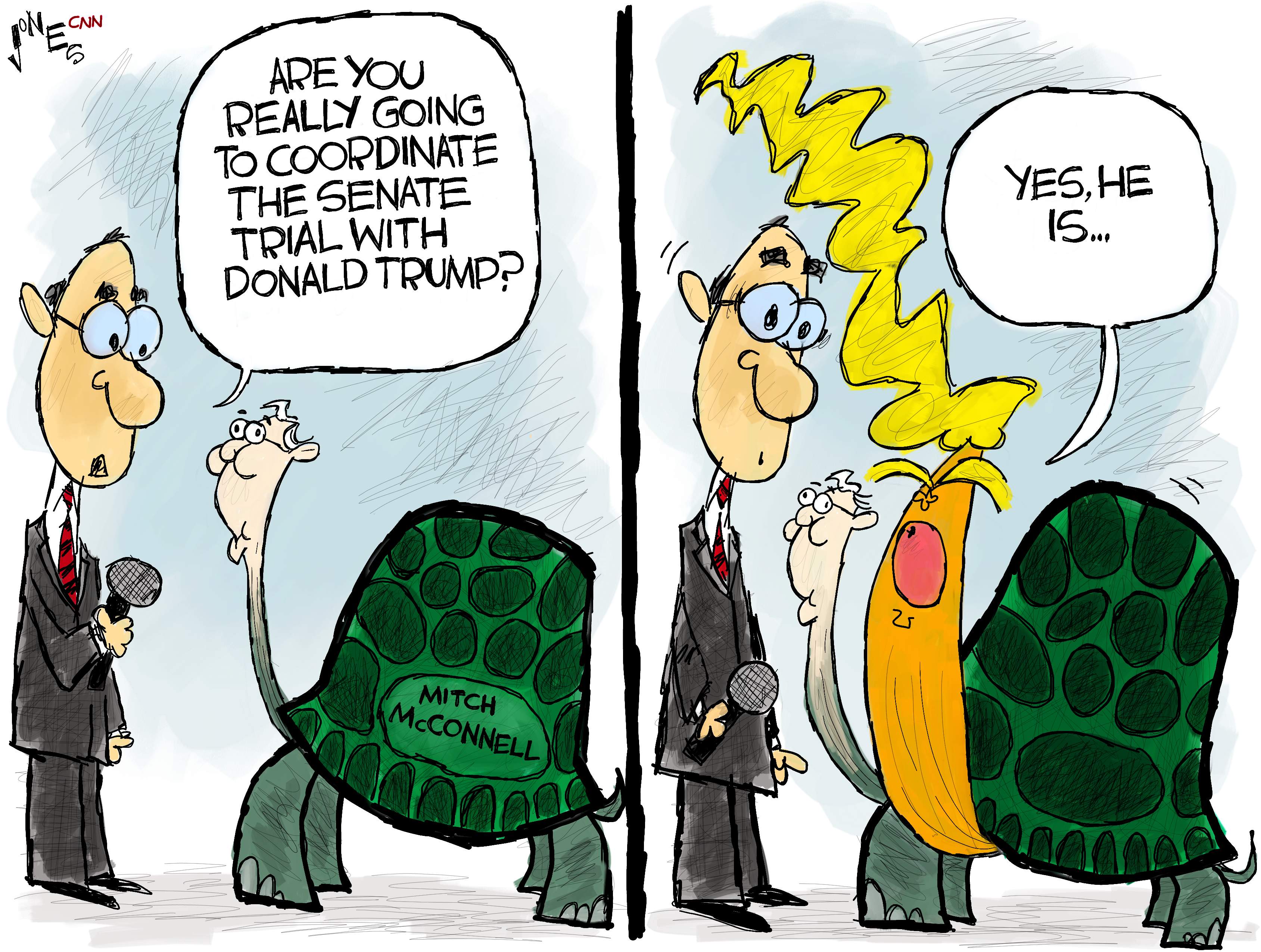 Mitchy Trumpy Turtle – CLAYTOONZ