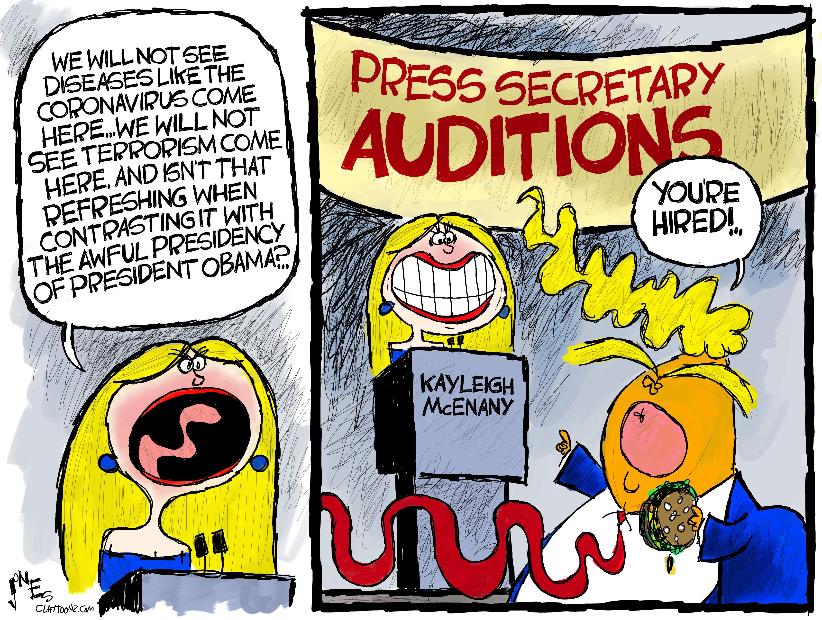 The New And Improved Trump Goon – CLAYTOONZ