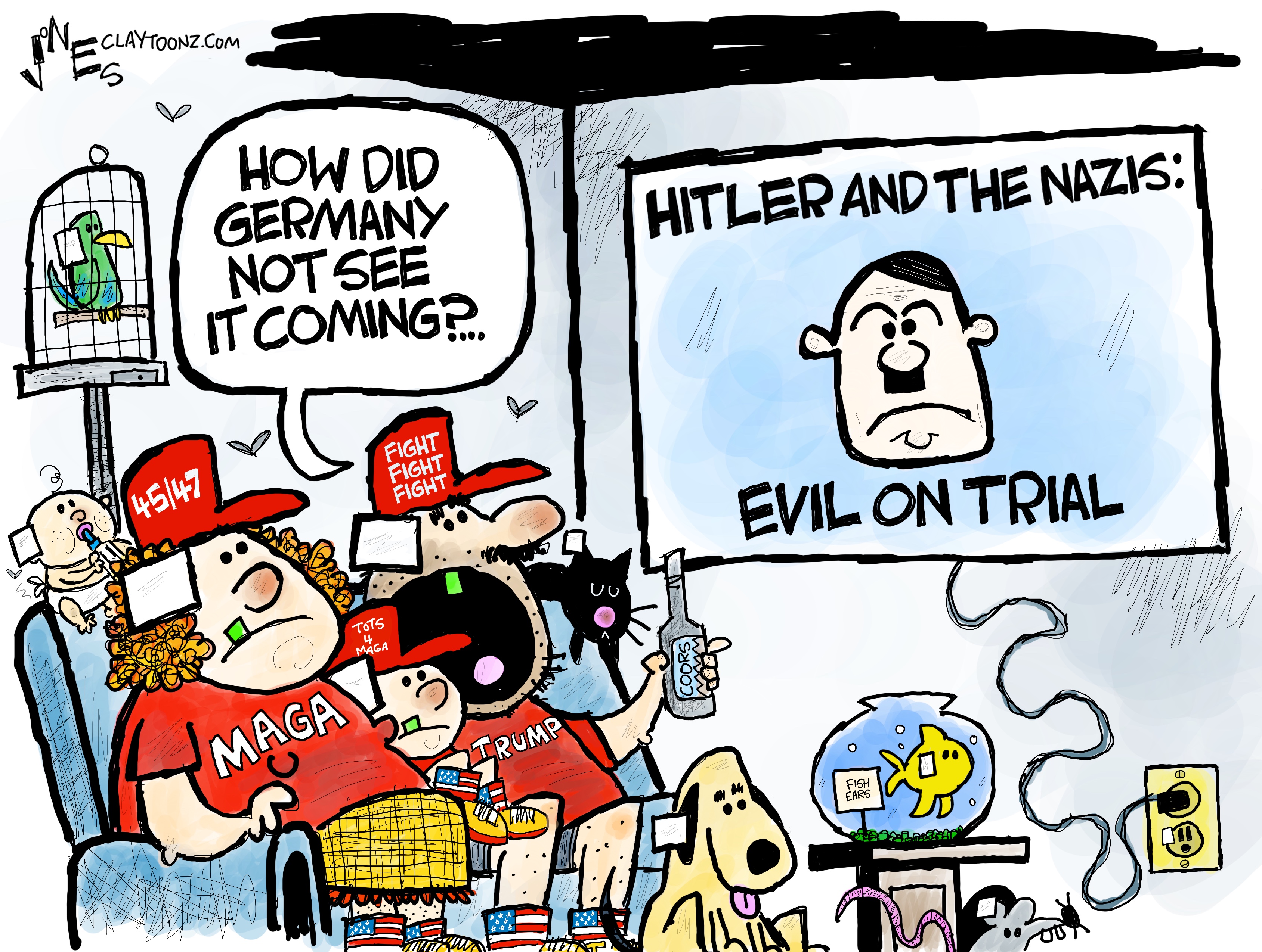 Nazi it coming – CLAYTOONZ